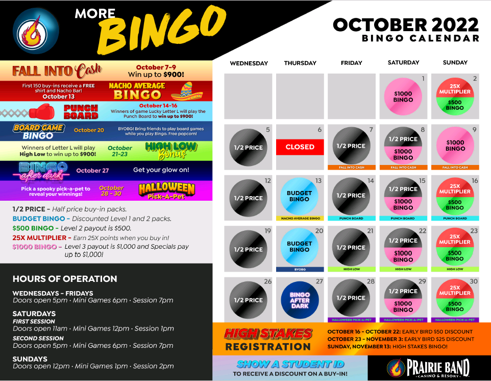 Prairie Band Casino Bingo: Voted Best Bingo In the Area