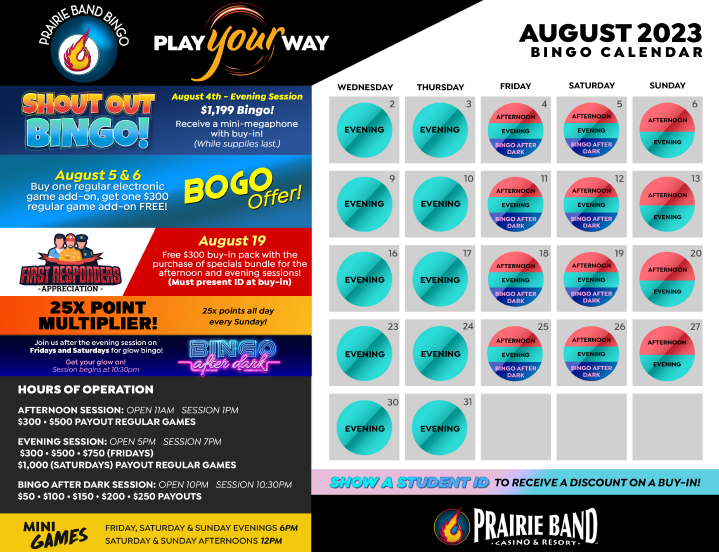 Prairie Band Casino Bingo: Voted Best Bingo In the Area