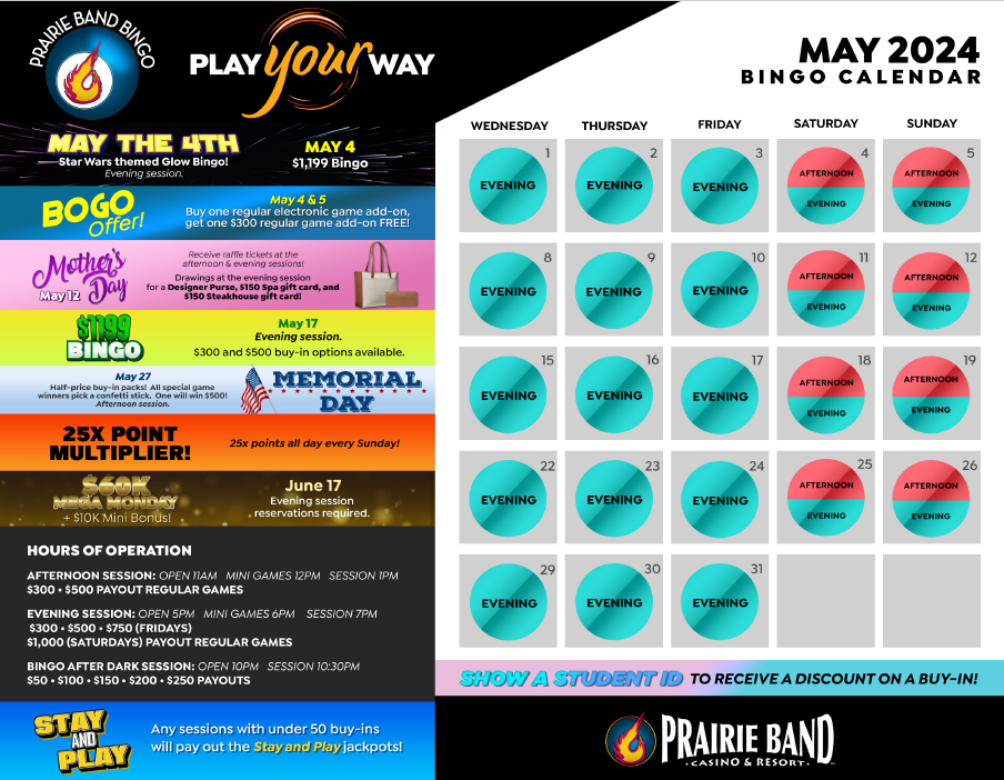 Prairie Band Casino Bingo: Voted Best Bingo In the AreaPrairie Band