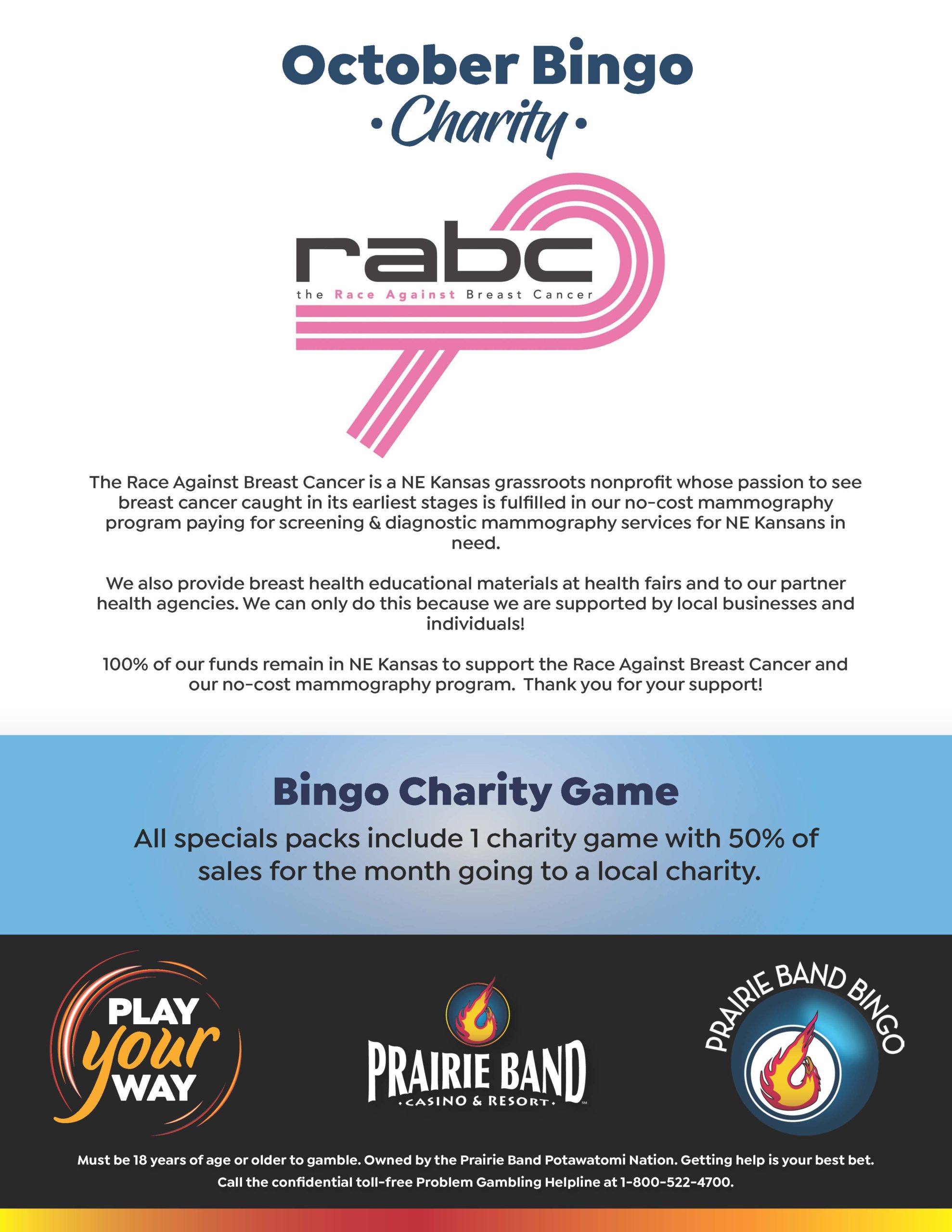 Prairie Band Casino Bingo: Voted Best Bingo In the AreaPrairie Band