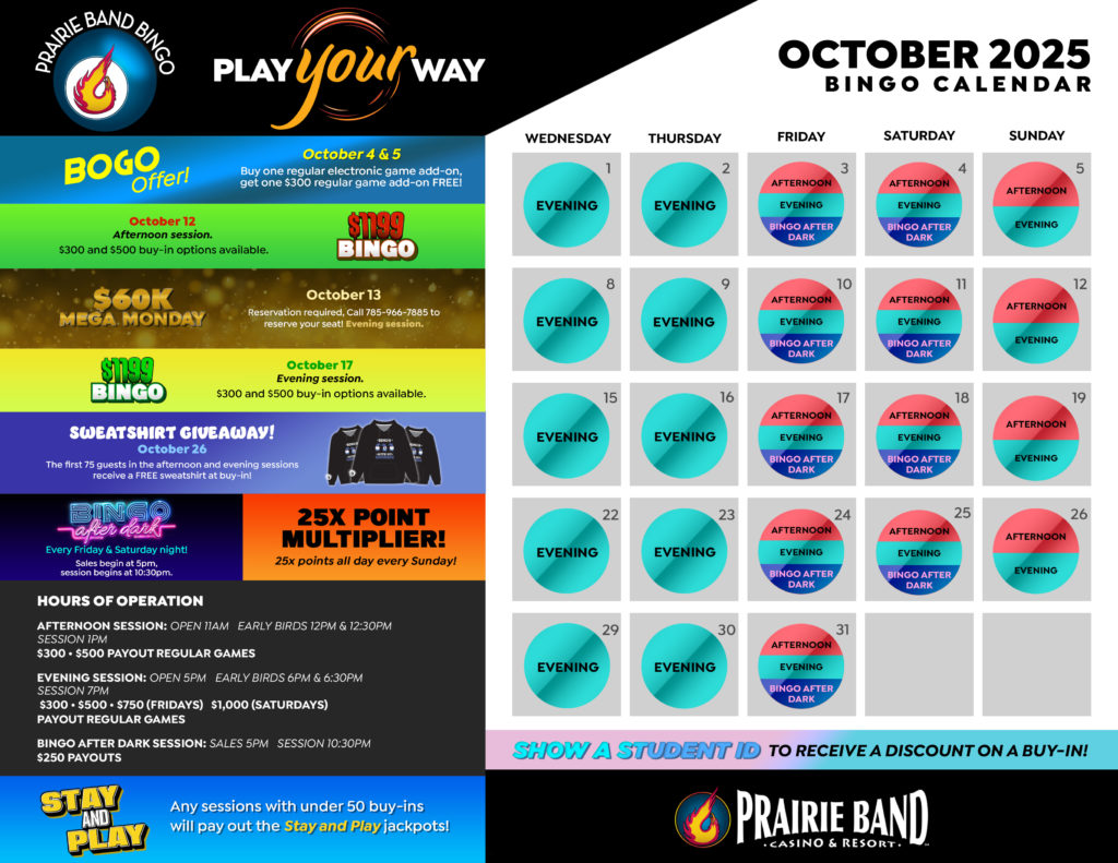 Prairie Band Casino Bingo: Voted Best Bingo In the AreaPrairie Band